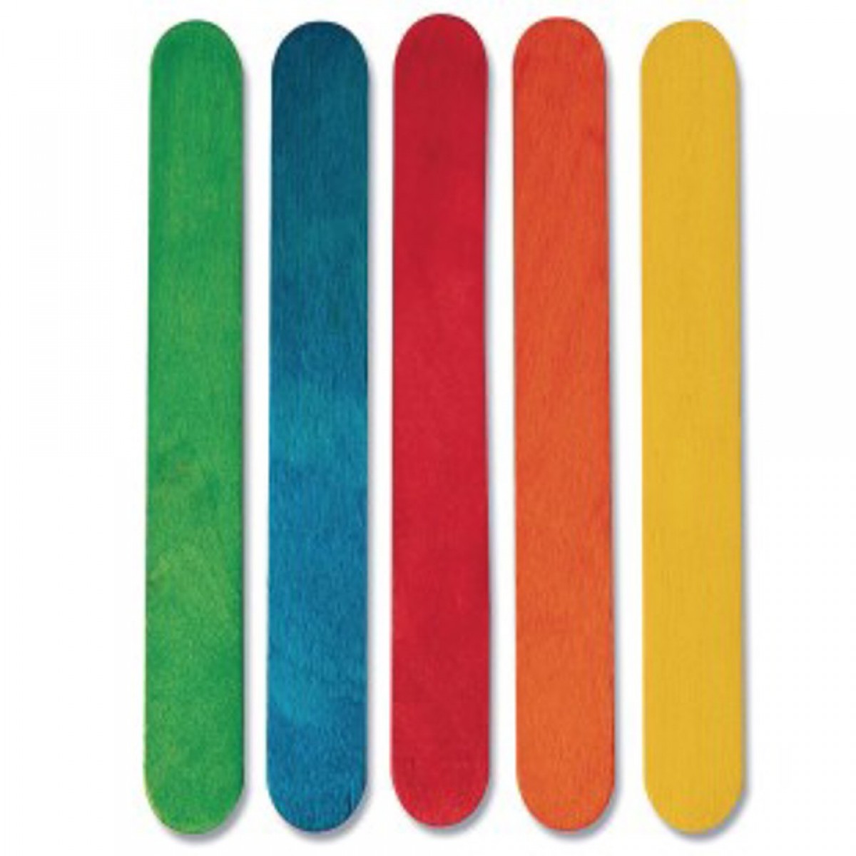 Extra Jumbo Colored Craft Sticks 8" X 1" – Colored Wooden Craft Sticks ...