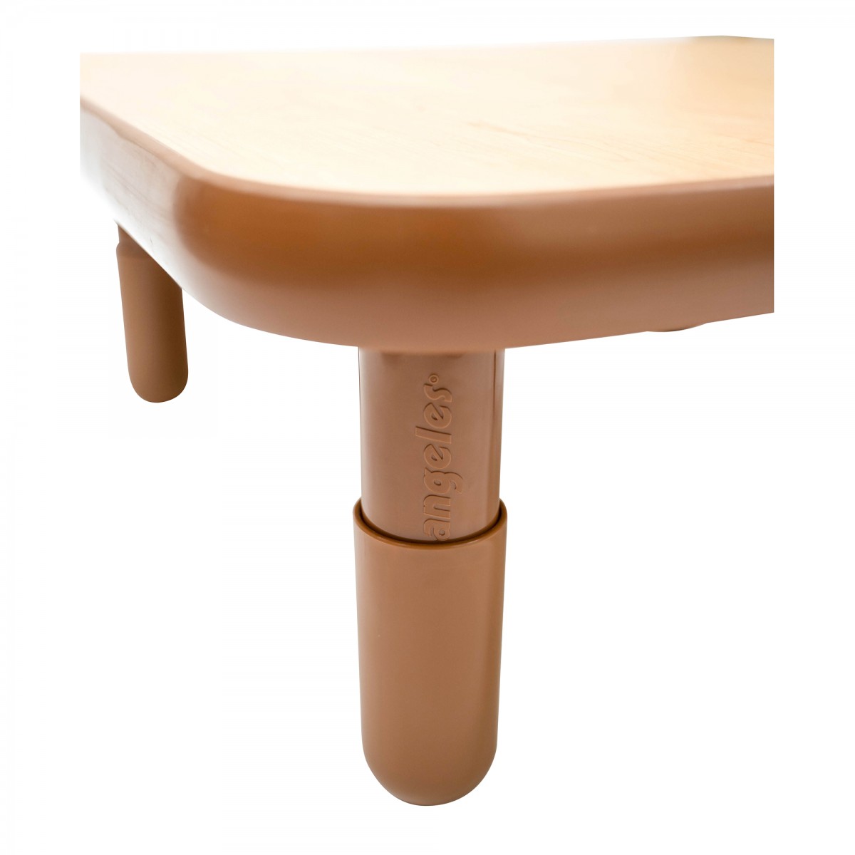 BASELINE® 48" x 30" Rectangular Table - Natural Wood with 14" Legs ...