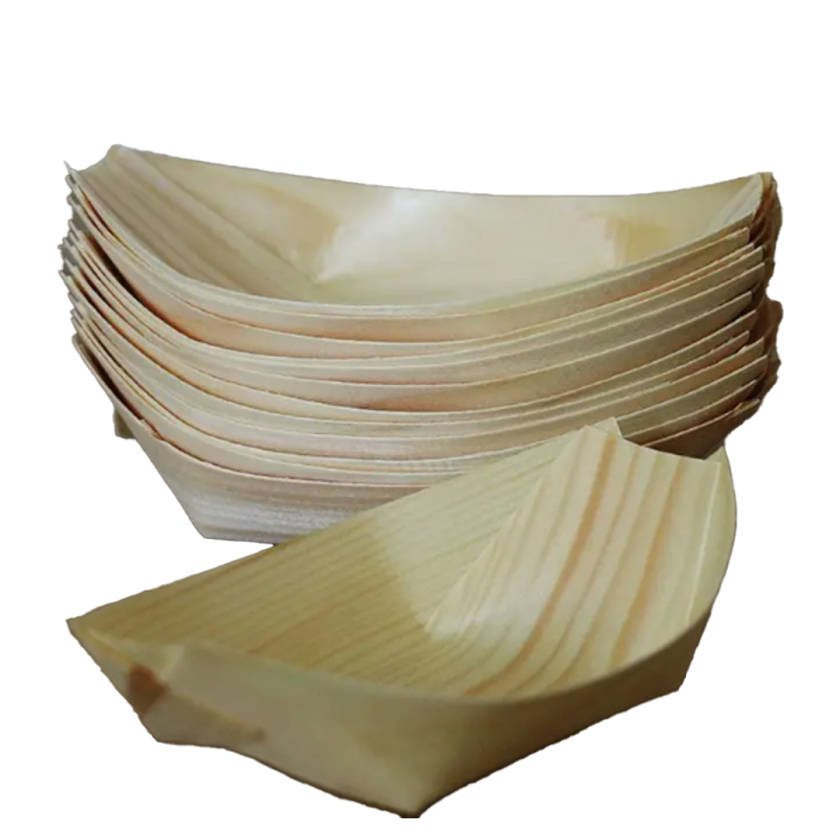 Wooden Boat Shape Plates - The Craft Shop, Inc.