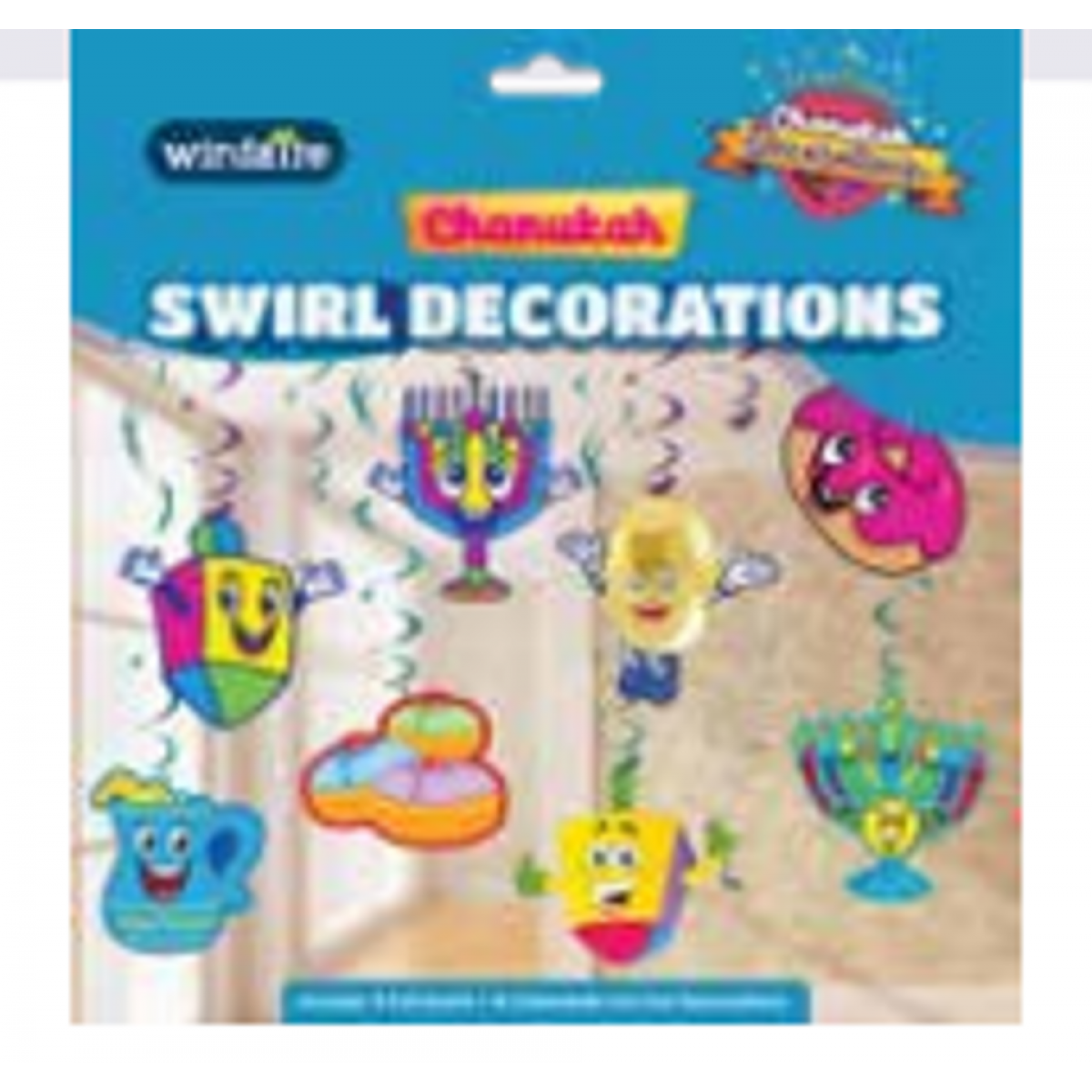 Chanukah Swirl Decoration - The Craft Shop, Inc.