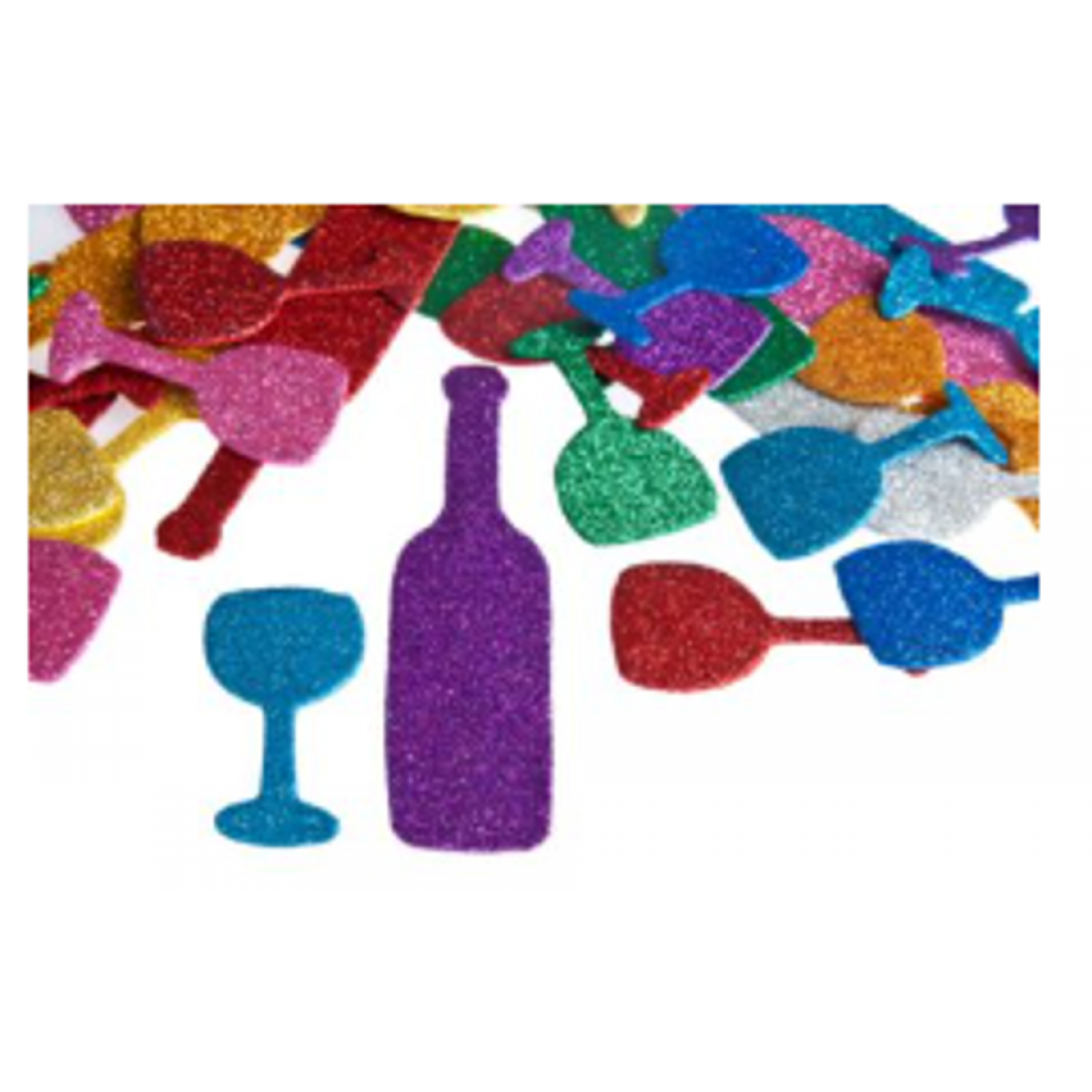 Sparkling Pesach Foam Shapes - The Craft Shop, Inc.
