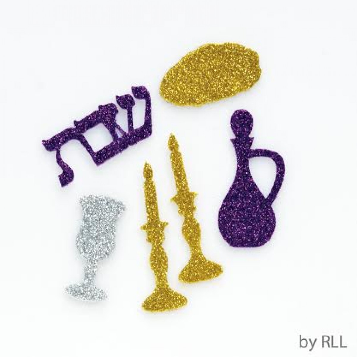 Shabbos Glitter Foam Shapes, Shulsinger Rite Lite Judaica, TYK-FOAM ...