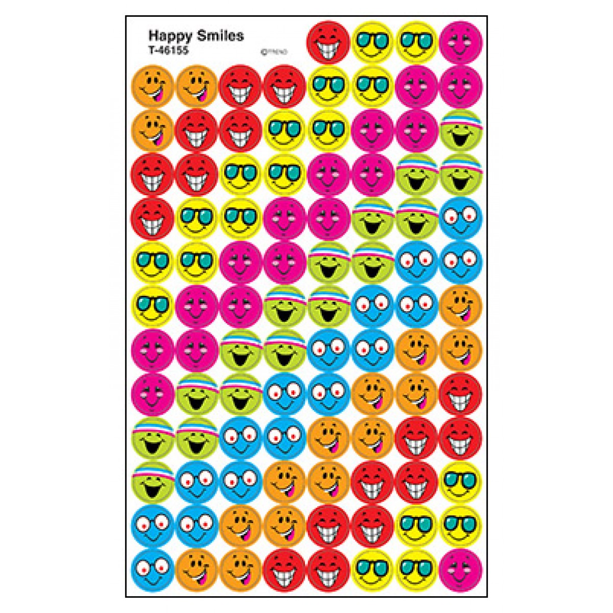 Happy Smiley Stickers - The Craft Shop, Inc.