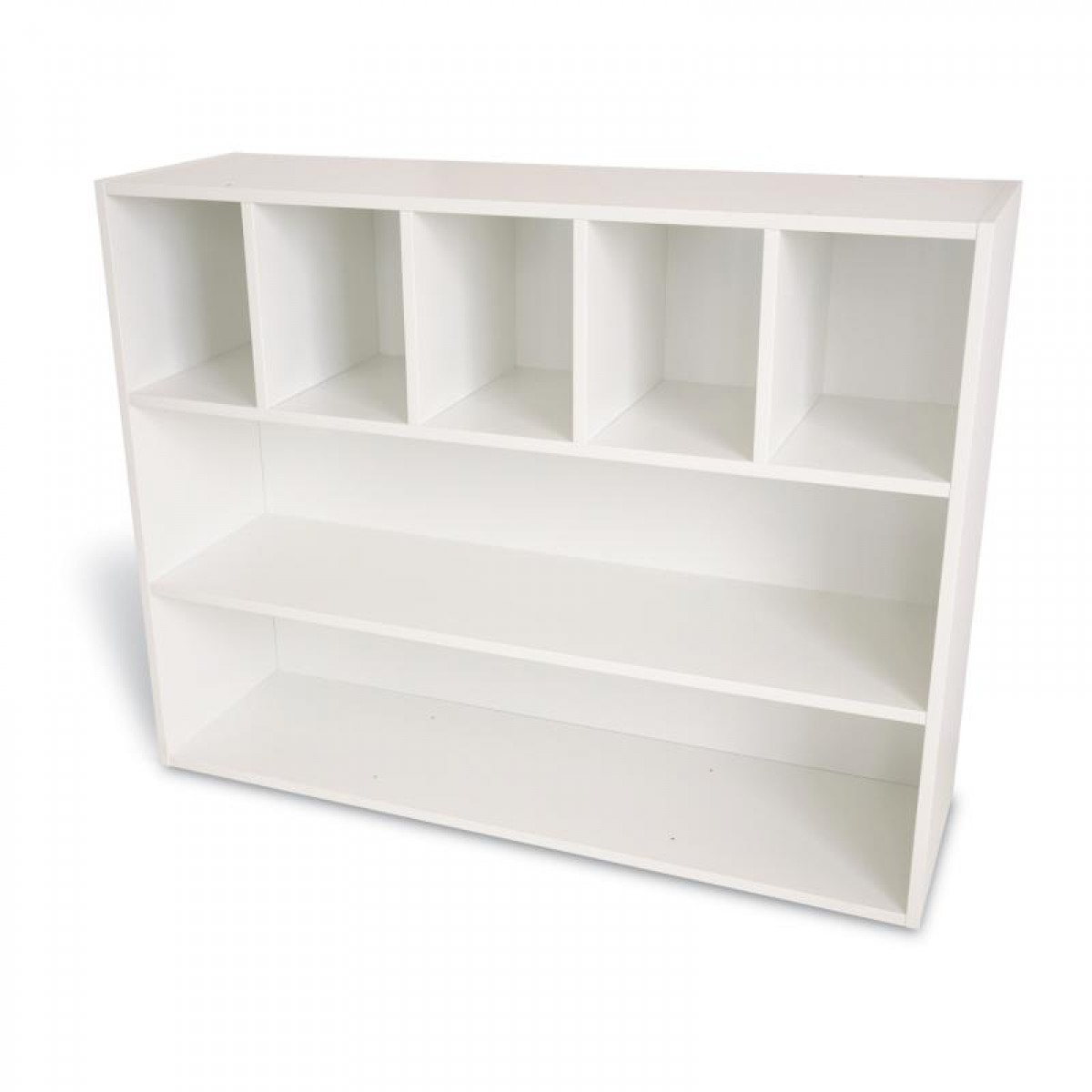 Whitney White Cubby And Shelf Cabinet - Storage - Furniture, Storage ...