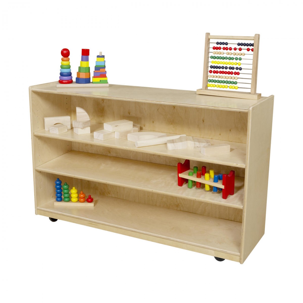 Mobile Single Storage Shelf Cabinet - The Craft Shop, Inc.